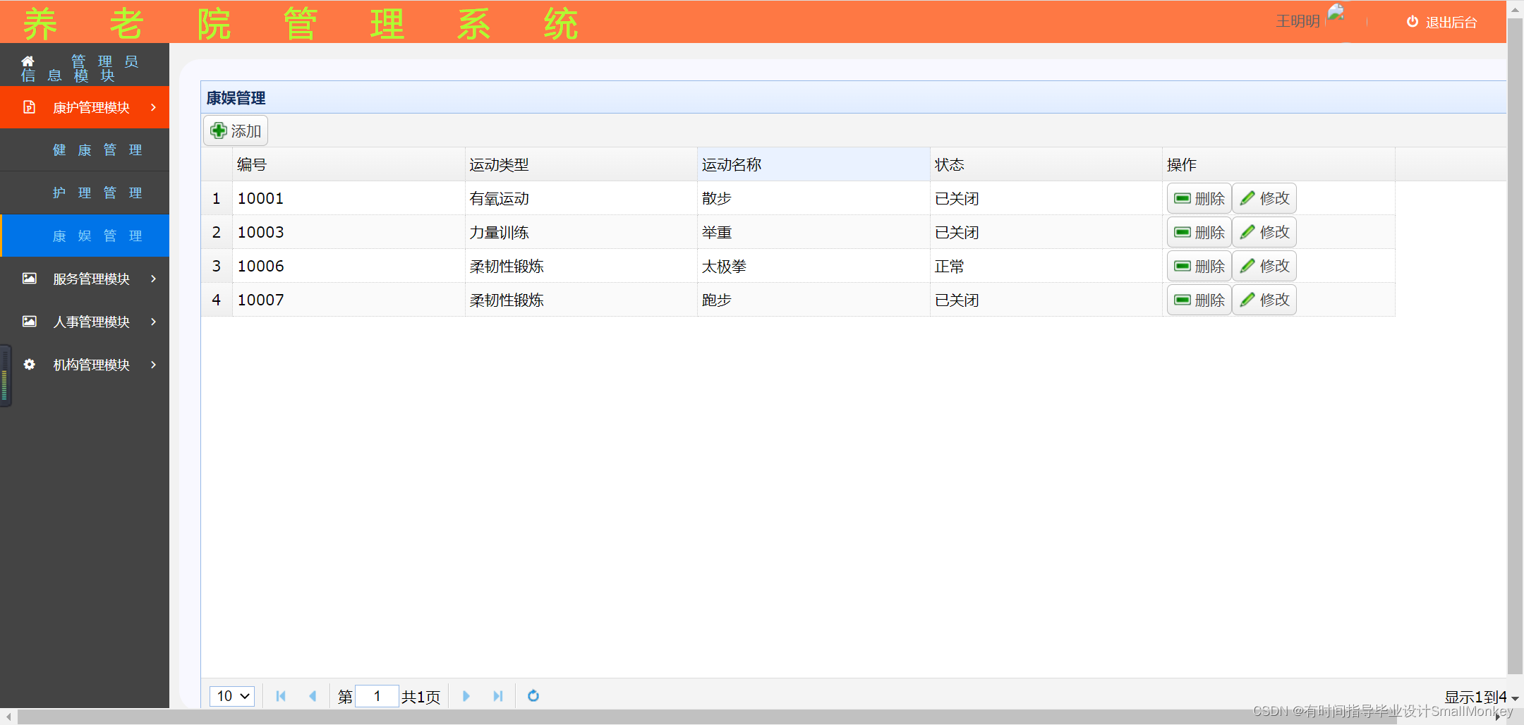 毕业设计养老管理系统SpringBoot+ Vue+LayUI+Jquery+html+css+mybatis+ElementUI-CSDN博客