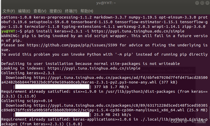 【在Ubuntu上安装Keras及其依赖】_ubuntu安装keras-CSDN博客