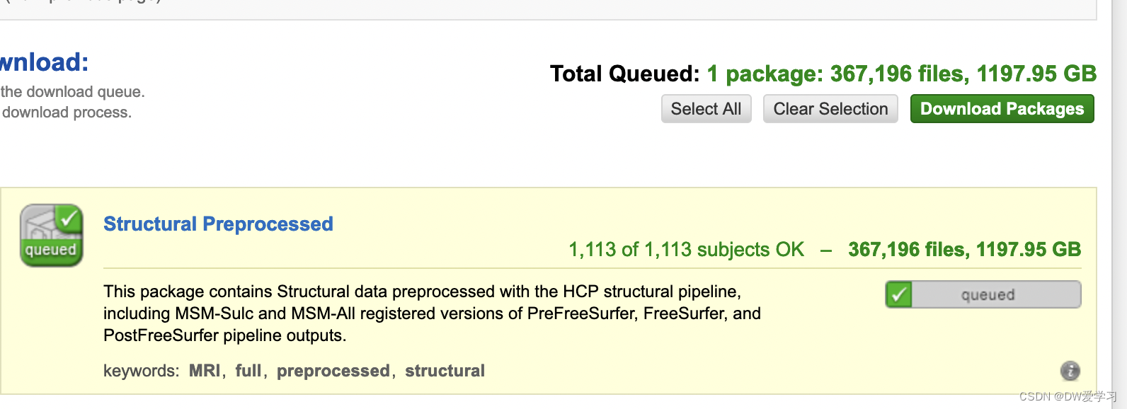 HCP数据集相关_DW爱学习的博客-CSDN博客