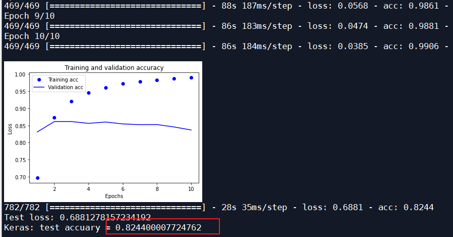人工智能--使用神经网络分析电影评论_对kears自带的keras.datasets.imdb英文影评数据,分析该影评是正面评价还是负-CSDN博客