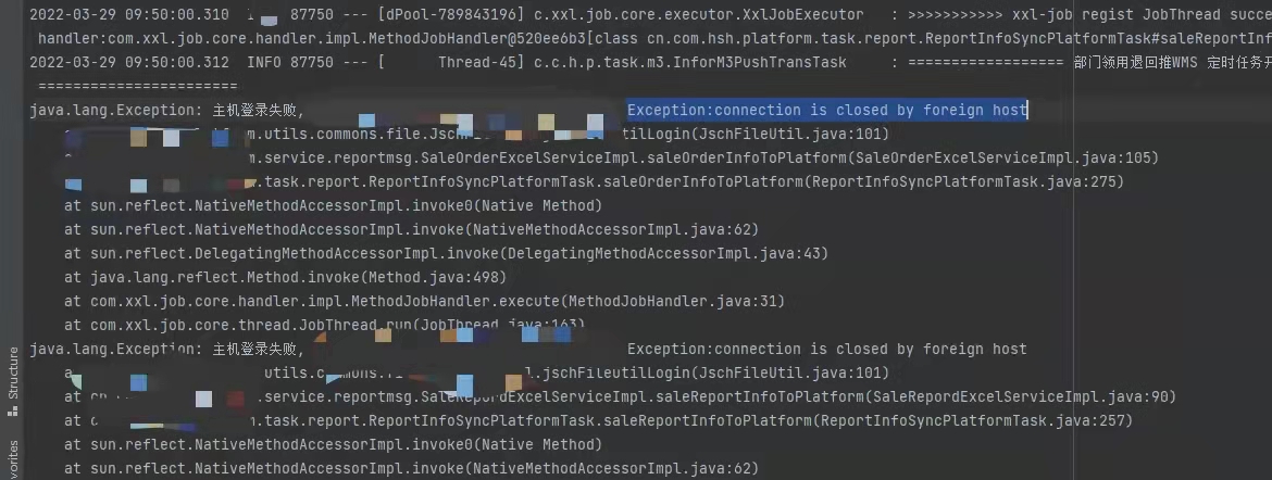 异常解决 Connection closed by foreign host_connection closed by foreign host.-CSDN博客
