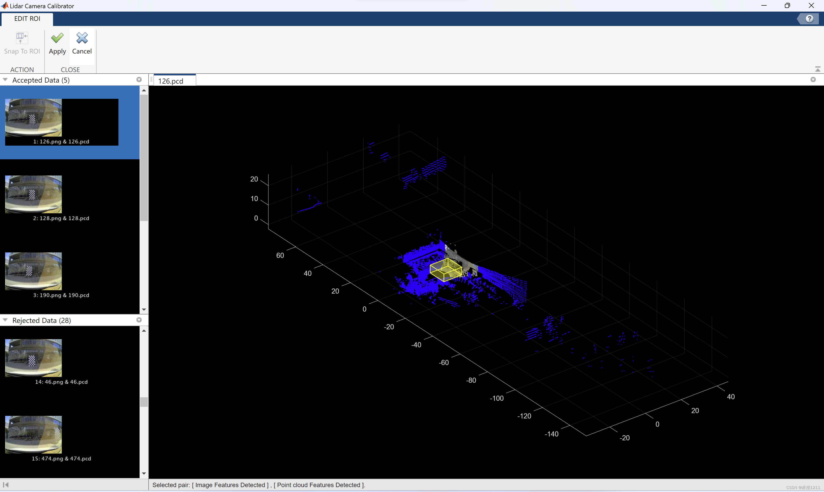Matlab Lidar Camara Calibrator使用方法及雷达点云对相机的标定_matlab中lidar camera标定工具包 结果怎么看-CSDN博客