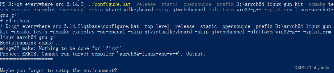 Qt5142 Windows平台配置qt Creator的arm体系结构linux交叉编译器在windows上编译出linux下可执行的