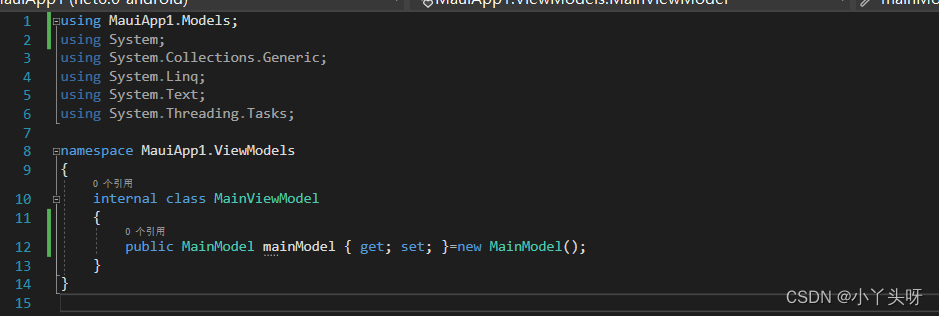 MAUI 框架入门学习05 MVVM数据模型理解_maui mvvm-CSDN博客