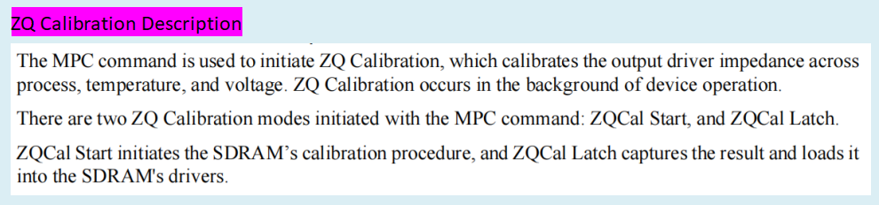 【JESD79-5之】4 DDR5 SDRAM命令描述和操作-23(ZQ calibration commands)_ddr 5协议zq校准 ...