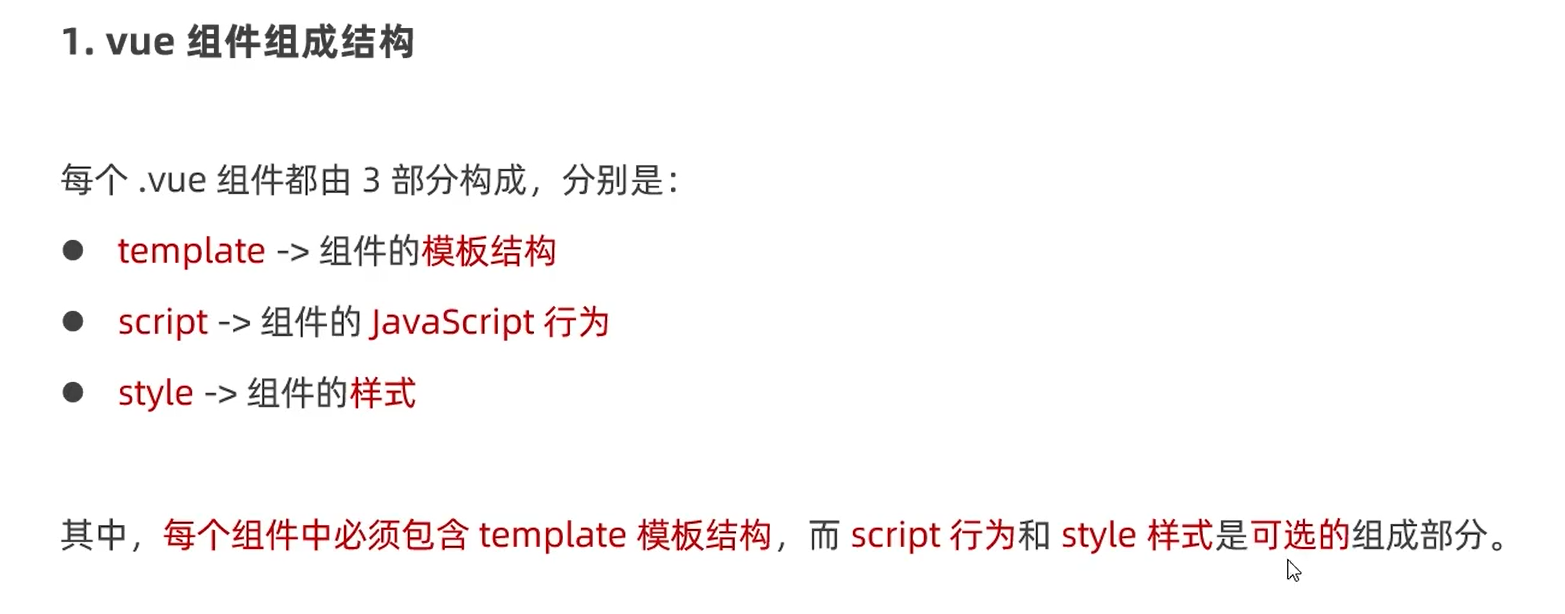 前端学习笔记202303学习笔记第五天 组件的三个组成部分 前端导师歌谣 博客园 
