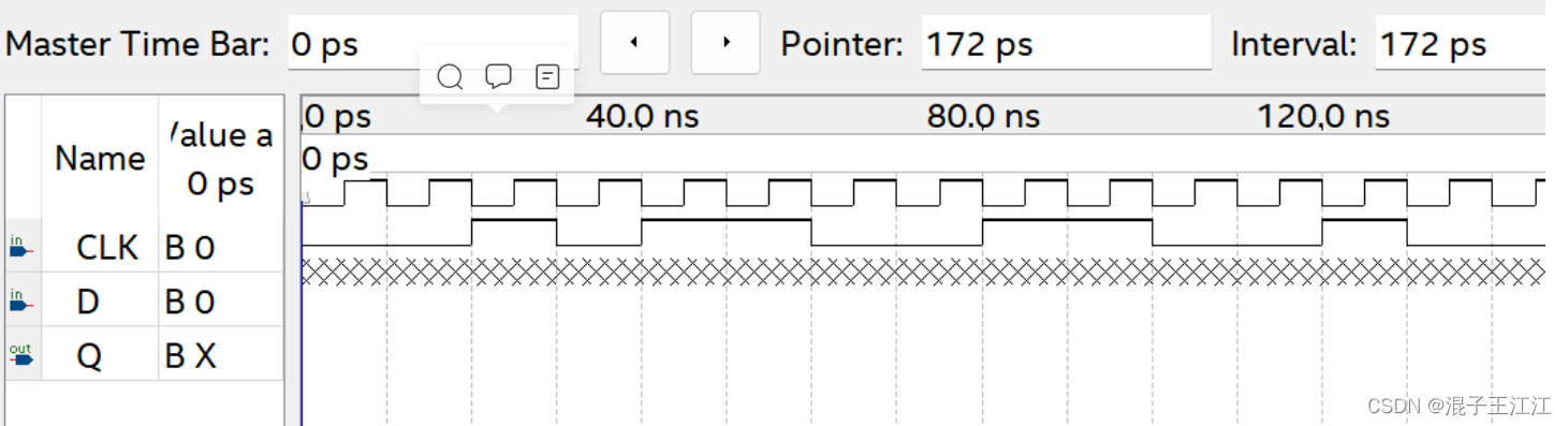 Quartus中运用多种方式设计一个D触发器，并进行仿真，时序波形验证_quartus的node finder-CSDN博客
