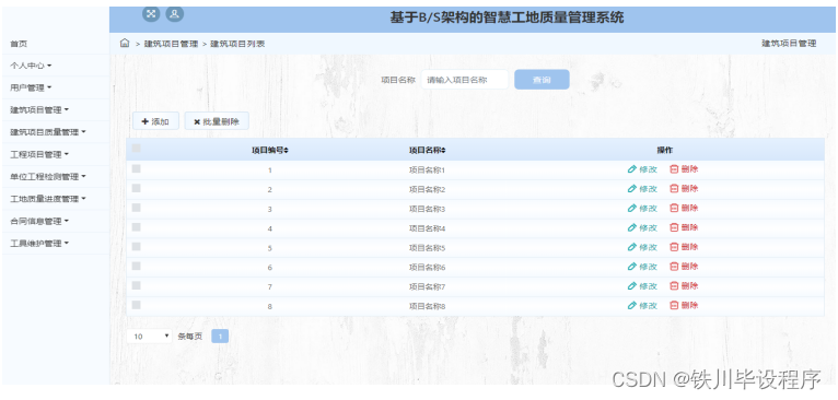 java/jsp/ssm智慧工地质量管理系统【2024年毕设】-CSDN博客