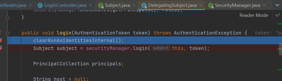shiro的登录 subject.login(token)中执行逻辑和流程-CSDN博客