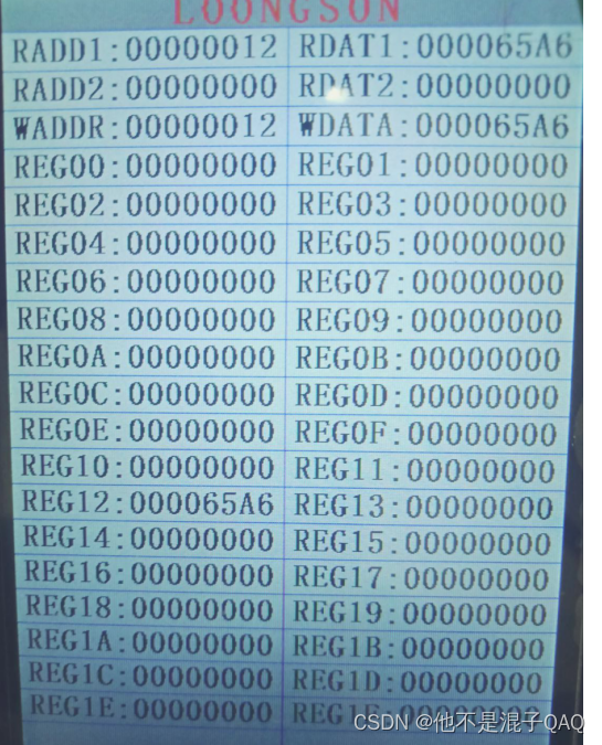 寄存器堆-个人记录_寄存器堆显示模块,调用fpga板上的io接口和触摸屏-CSDN博客