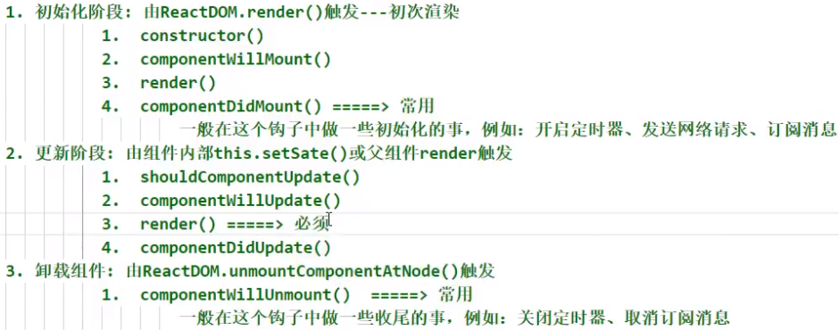 React组件生命周期_react 生命周期 props更新-CSDN博客