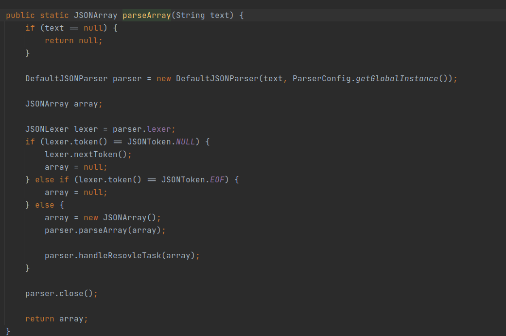 JSONObject.parseArray(String text)；和jsonObj.getJSONArray(String key)；的区别-CSDN博客