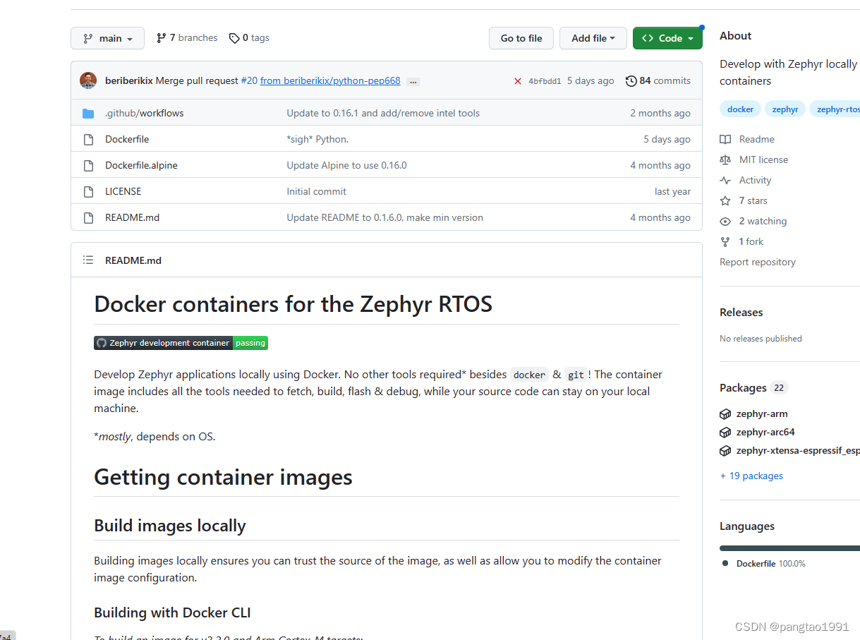 Zephyr Rtos基于docker 构建编译环境zephyr Docker Csdn博客