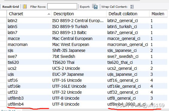 Mysql Collation 校对规则 查看字符集和校对规则 命令显示所有校对规则ci Csdn博客 
