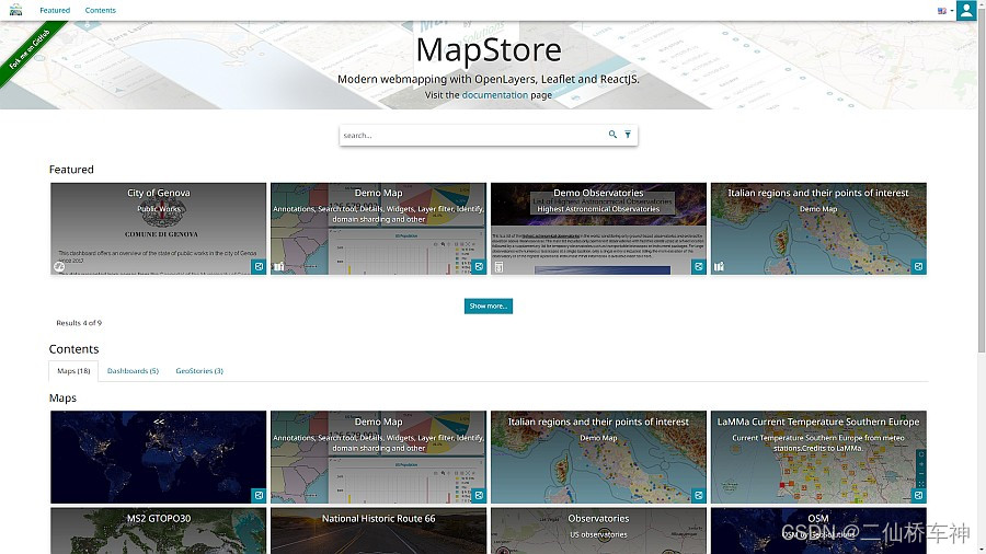 MapStore介绍及安装-CSDN博客