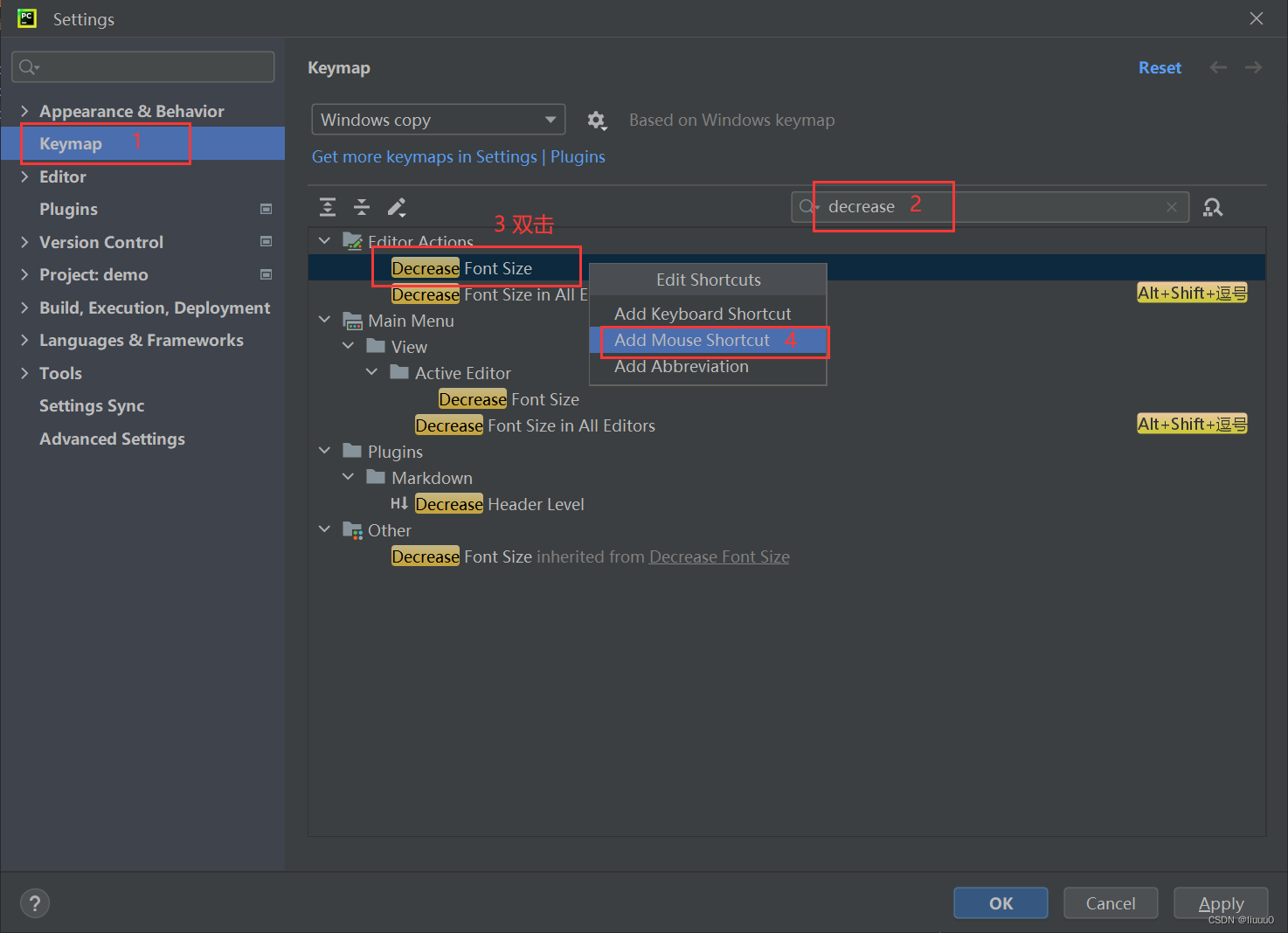【Pycharm】用鼠标滚轮放大缩小字体_pycharm滚动放大缩小字体-CSDN博客