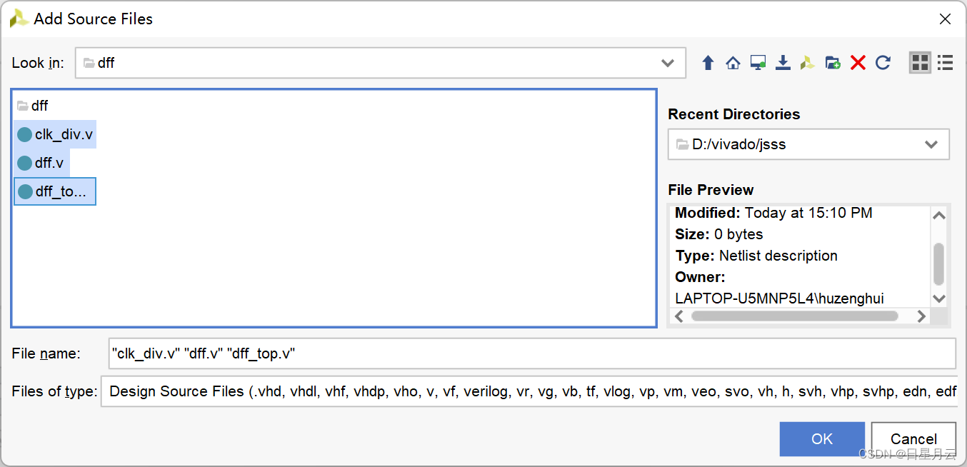 Vivado安装使用【Verilog】_vivado ip example 生成verilog-CSDN博客