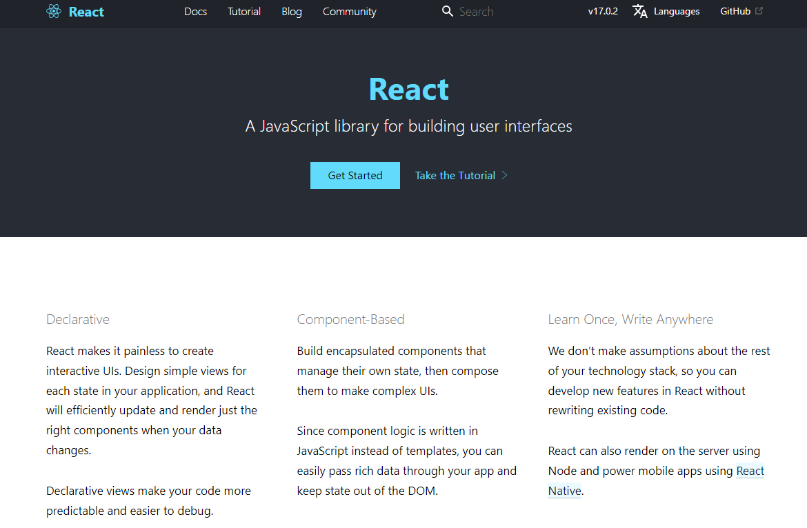 【React】＜JavaScript框架＞React概述&虚拟DOM&JSX规范_react javascript-CSDN博客