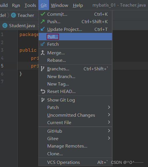 在IDEA里面操作Git_changes from server-CSDN博客