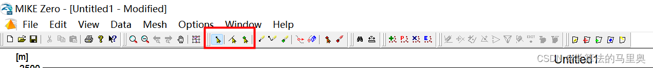 MIKE 21 教程 1.1 网格搭建界面介绍之点线面的创建 （Mesh Generator 工具）_mike模型打网格-CSDN博客