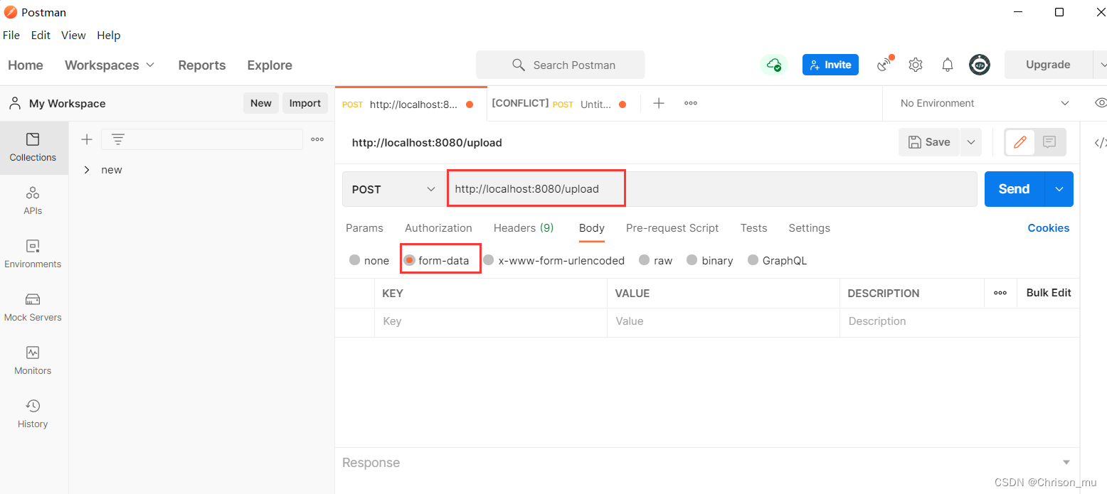 Springboot文件上传原理（postman）postman传输file数据大小 Csdn博客 