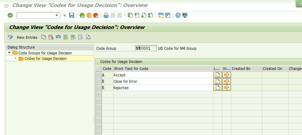 SAP QM QS41 试图维护Catalog为3的Code Group, 报错-You need to maintain catalog 3 ...