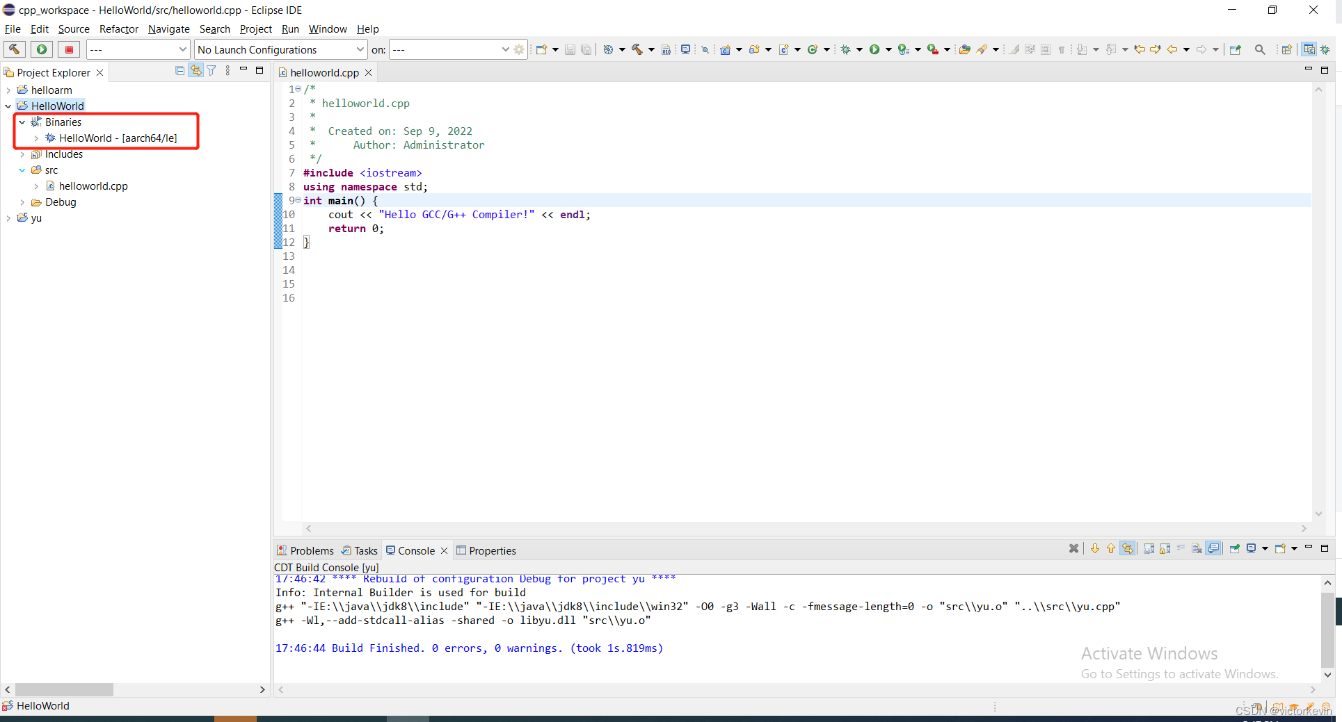 windows eclipse编译单个文件ARM C++交叉编译环境构建方法_windows版本的eclipse交叉编译linux的c++程序-CSDN博客