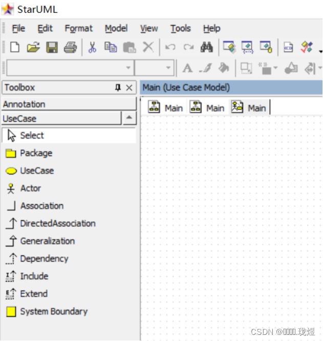 实验一 UML建模工具安装及使用_软件建模staruml大作业-CSDN博客