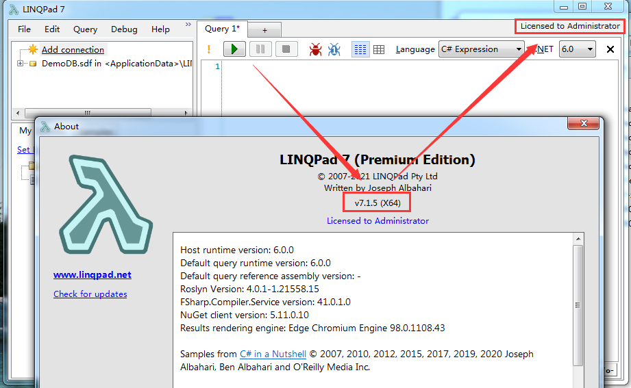 LINQPad 7.1.5 license_linqpad授权码-CSDN博客