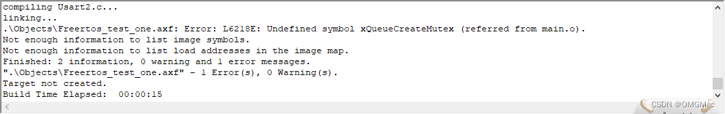 解决错误提示：error L6218e Undefined Symbol Xqueuecreatemutex Referred From Maino的方法l6218e错误 Csdn博客 