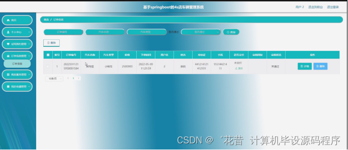 【附源码】Java计算机毕业设计的4s店车辆管理系统（程序+LW+部署）-CSDN博客