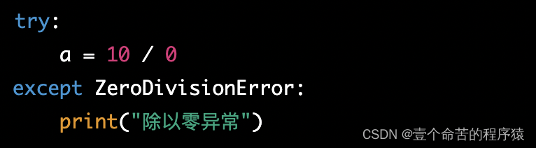 Python入门篇（四）---异常处理_python异常处理 csdn-CSDN博客