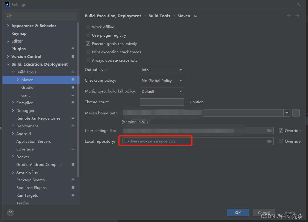 Cannot resolve plugin org.apache.maven.plugins:maven-jar-plugin:2.4-CSDN博客