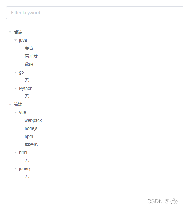 递归查询树形结构数据递归查询树结构 Csdn博客