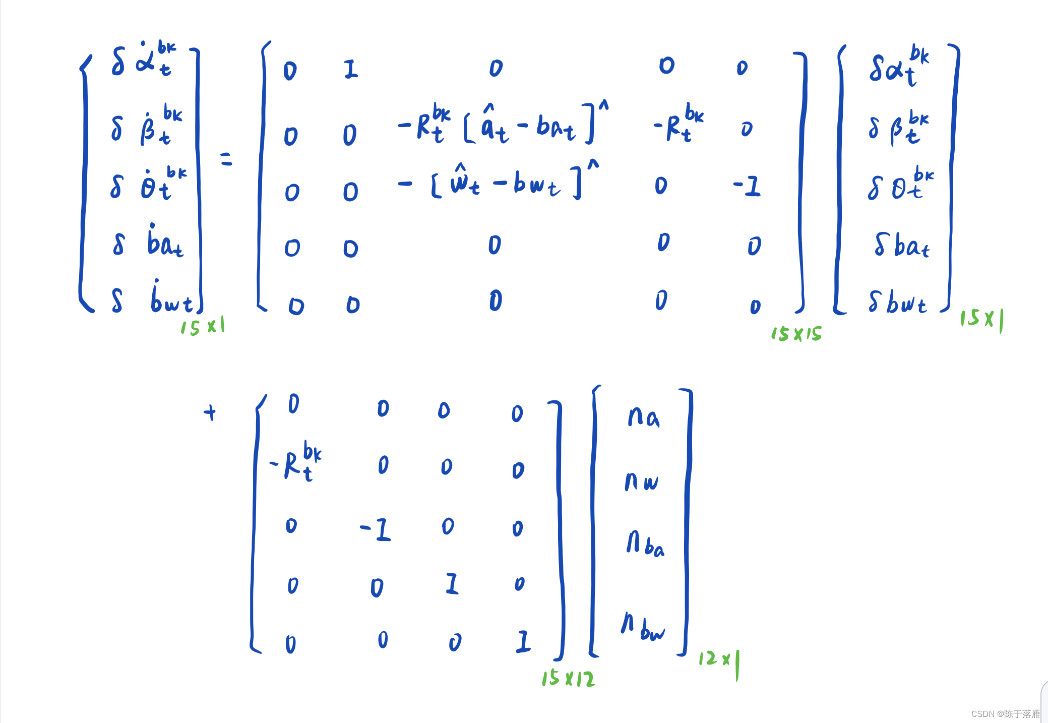 vins-mono前端详解（2）——imu预积分_vins-mono中imu积分-CSDN博客