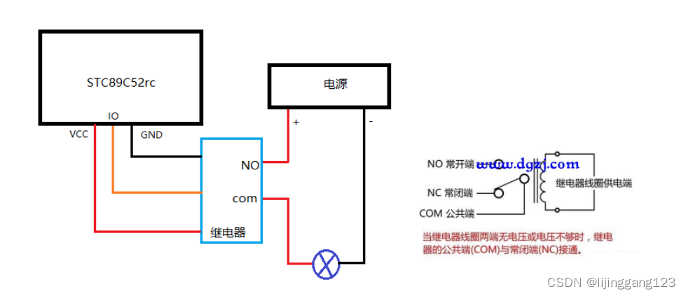 继电器基本介绍_继电器上jd-vcc是什么-CSDN博客