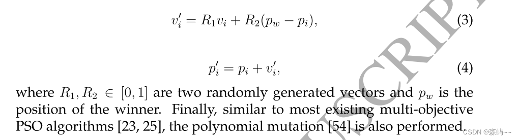 A Competitive Mechanism Based Multi-objective Particle SwarmOptimizer ...