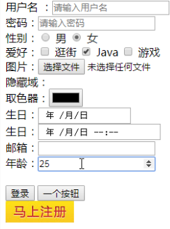 HTML基本标签input+select_html input select-CSDN博客