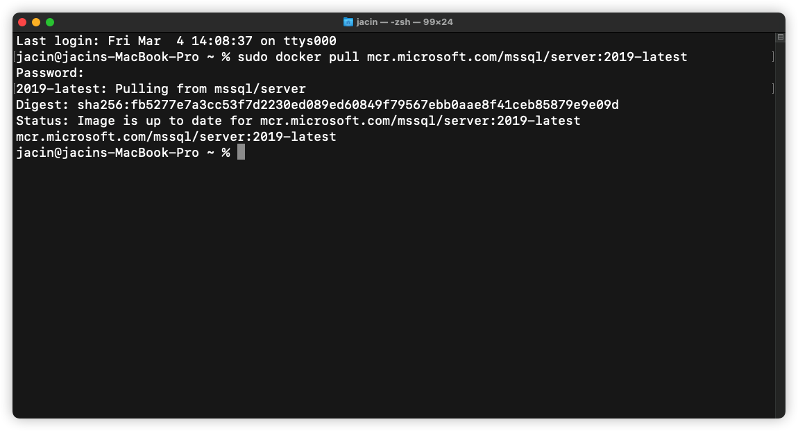 MacOS配置Sql Server环境_mac跑sql-CSDN博客