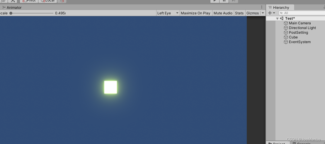 Unity中使用post Processing 开自发光效果unity自发光材质怎么亮起来 Csdn博客