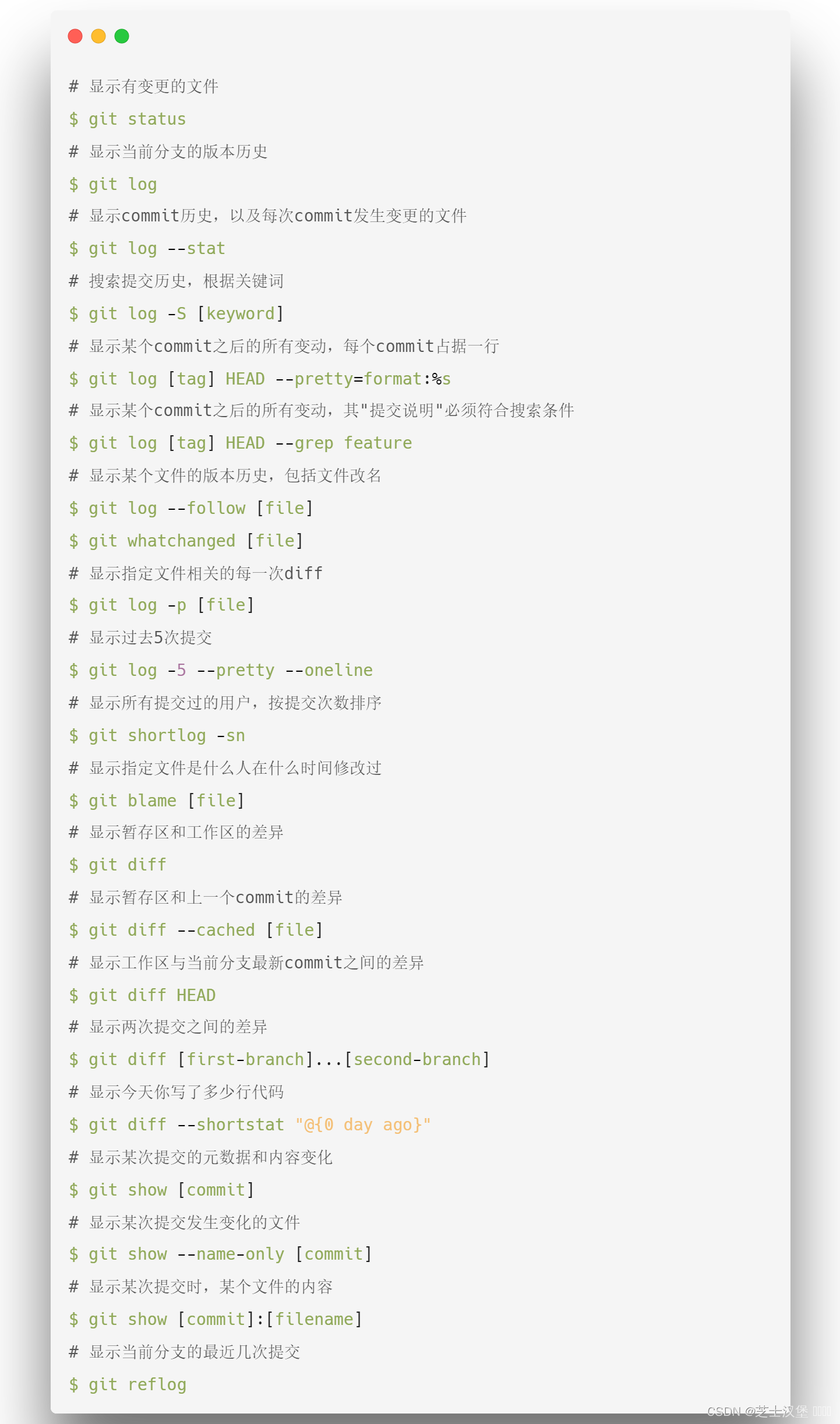 Git常用命令大全 Csdn博客 
