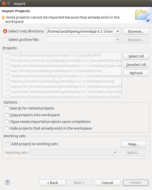 Ubuntu 16.04LTS 下omnetpp的安装与nesting模型导入过程_omnetpp nesting-CSDN博客