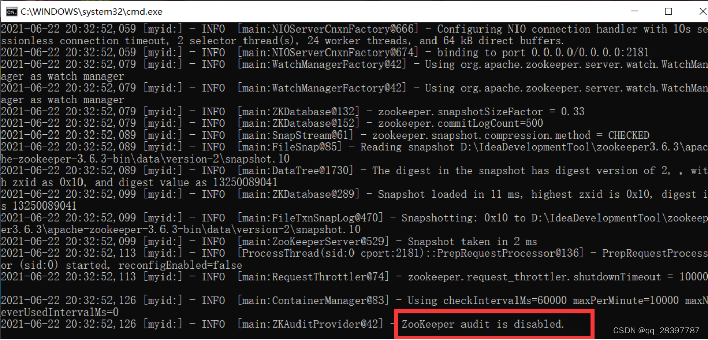 Windows 11 系统中 Zookeeper安装配置手册_win11安装zk-CSDN博客