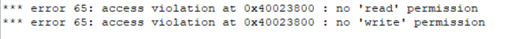 Keil仿真报错：*** error 65: access violation at 0x40023800 : no ‘read’ permission-CSDN博客