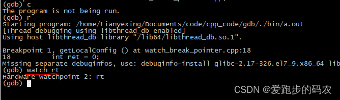 GDB watch 变量-CSDN博客