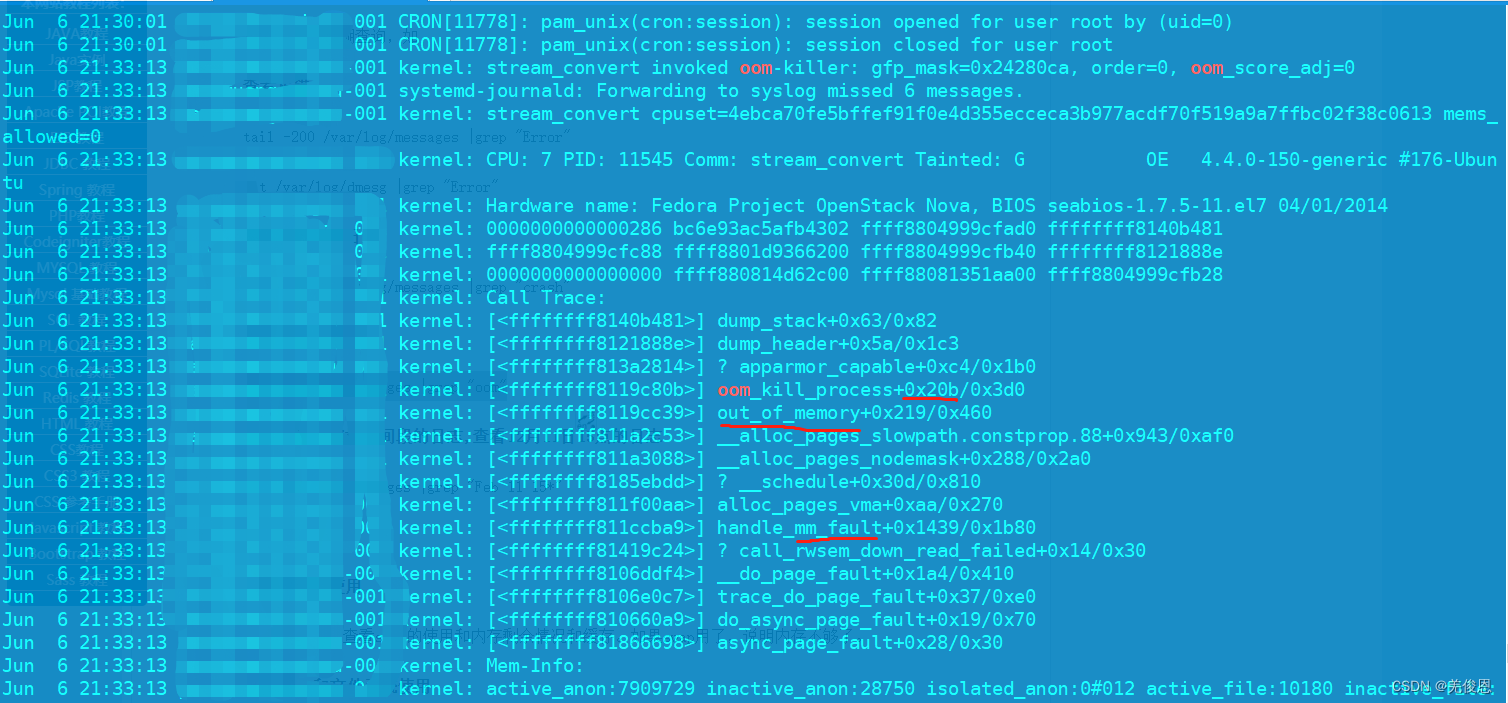 Linux系统异常夯死或宕机分析_getty@tty1.service-CSDN博客