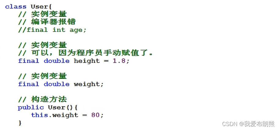 Javase——final关键字与常量java代码描述final可以用来修饰常量 Csdn博客