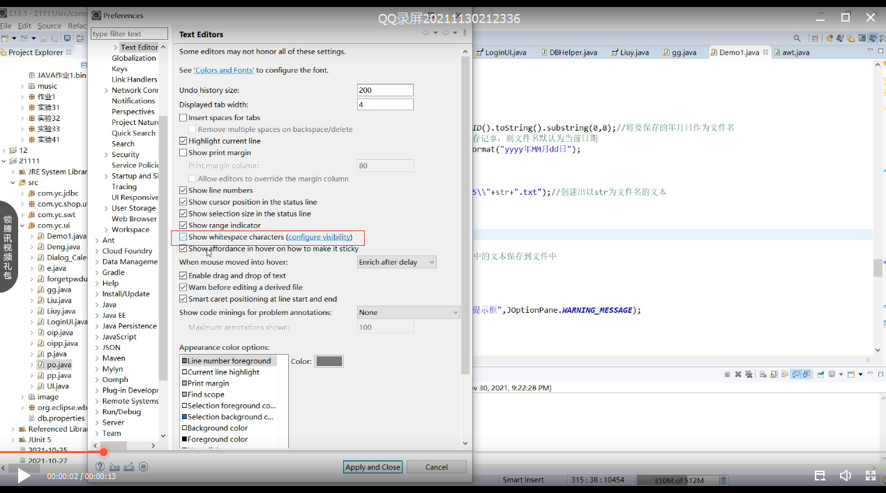 Eclipse中语句前后都出现奇怪的符号_eclipse每行结尾出现奇怪符号-CSDN博客