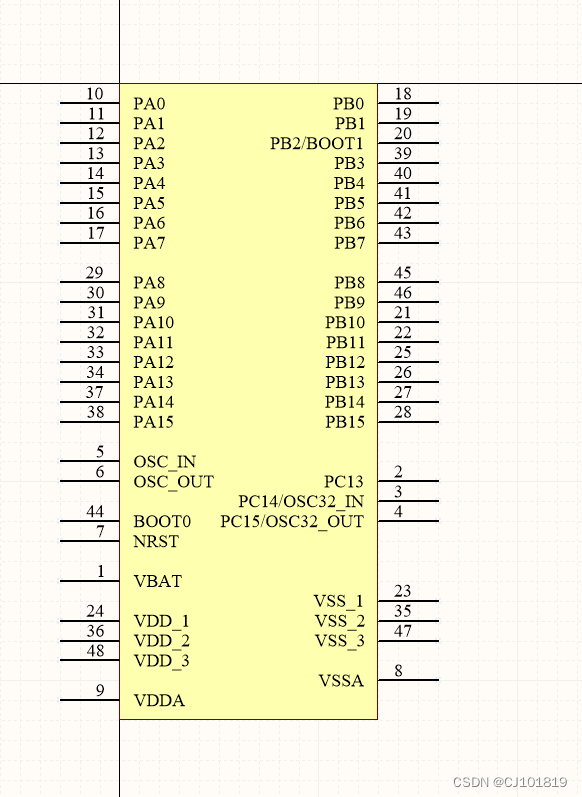 Altium Designer STM32F103C8T6 (一)_ad中stm32芯片在哪里-CSDN博客