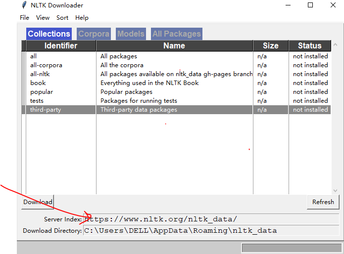 安装配置nltk_linux系统中 nltk.download()-CSDN博客